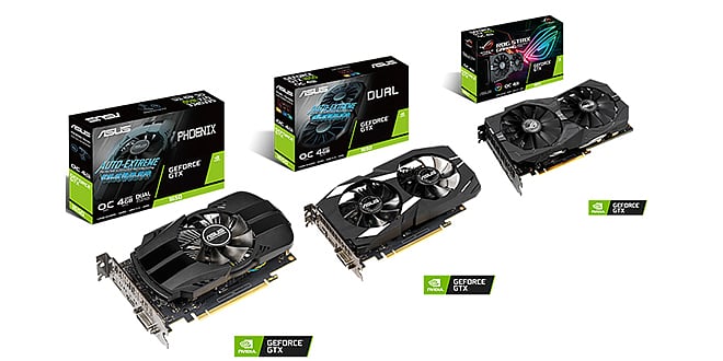 ASUS Announces ROG Strix, Dual, and Phoenix GeForce GTX 1650 Graphics Cards