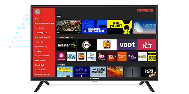 Telefunken Unveils HD Ready Smart LED TV TFK32QS 80cm (32) at Rs 9990/-