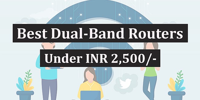 Best Dual-Band 1200 Mbps Routers to Buy Under INR 2,500/-