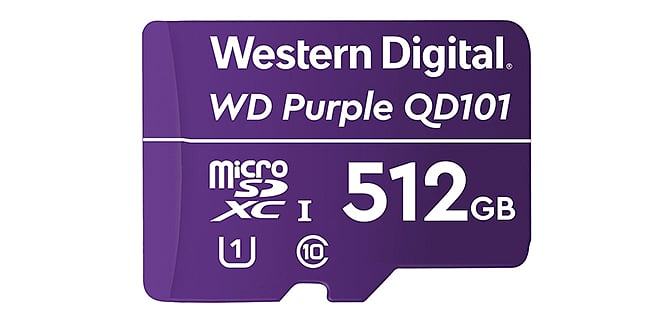 Western Digital Introduces Purple Ultra-Endurance MicroSD Card