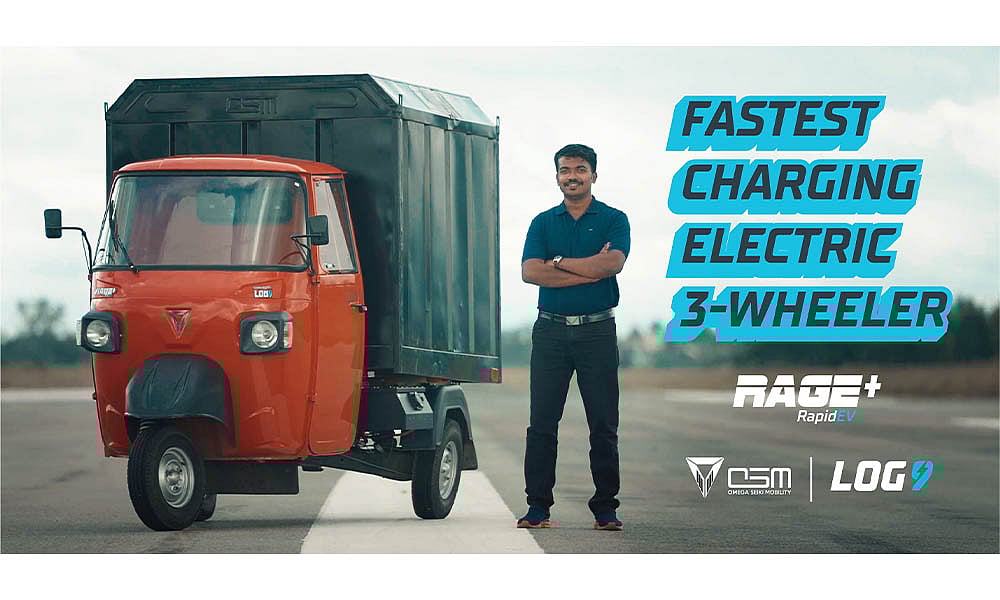 Omega Seiki Mobility Brings Rage+ Rapid Electric 3-Wheeler