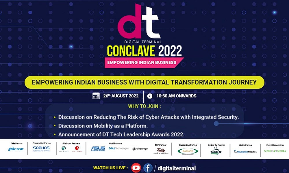 Digital Terminal to Organize DT Conclave 2022 to Boost Digital Transformation Journey of Indian ...