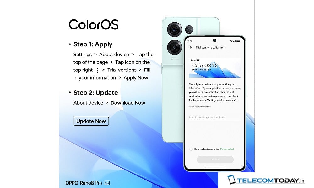 OPPO ColorOS 13 Beta Version Update Released on Reno8 Pro 5G and F21 Pro