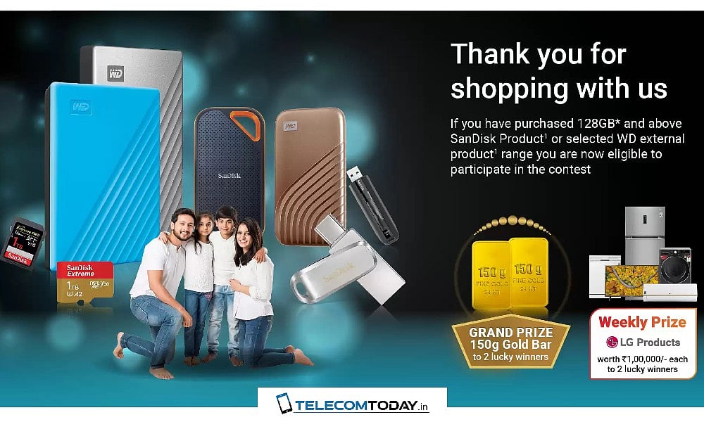 Chance to Win Exciting Prizes at Western Digital’s ‘Share Your Memories ...