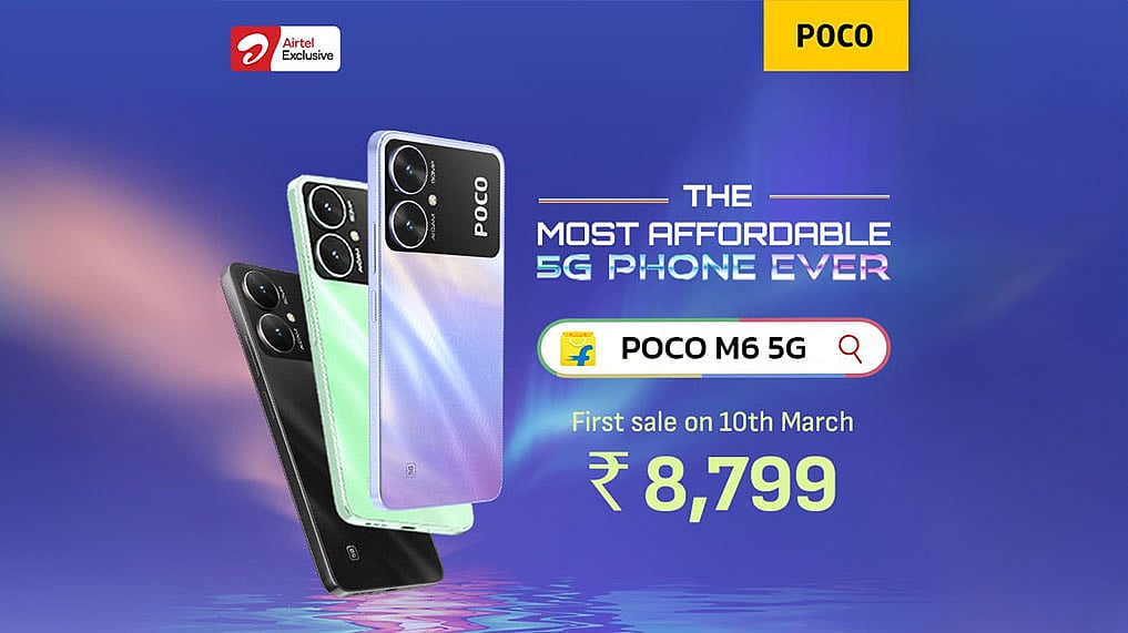 POCO Launches All-new M6 5G, Most Affordable 5G Smartphone