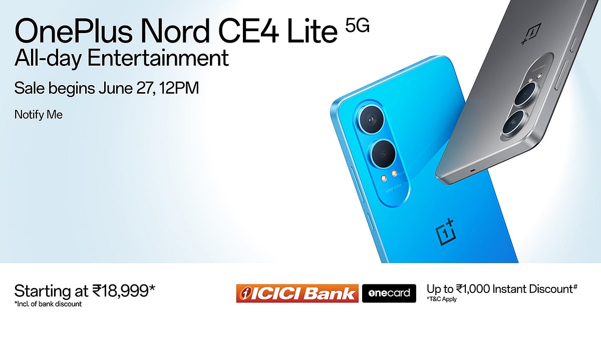 OnePlus Nord CE4 Lite 5G Launched with 120Hz AMOLED Display