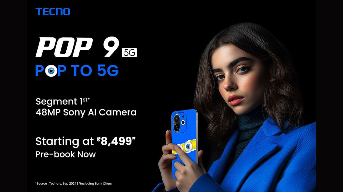 TECNO Unveils New POP 9 5G Smartphone with 120Hz Display for Rs 8,499