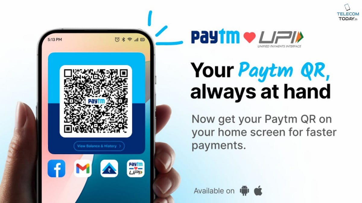 Paytm Unveils ‘Receive Money QR Widget’ for Android Users
