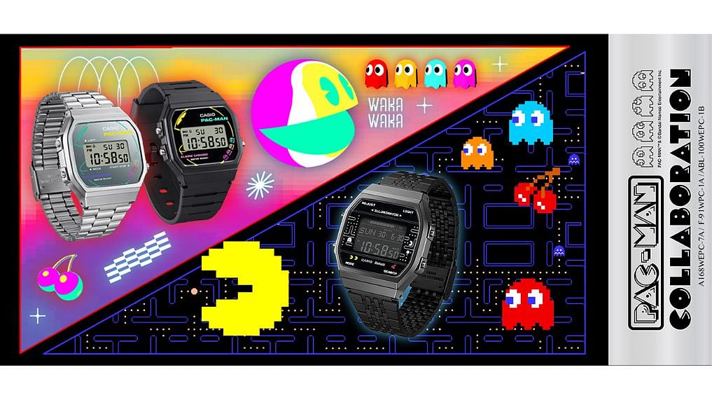 Casio Launches Playful PAC-MAN Watches