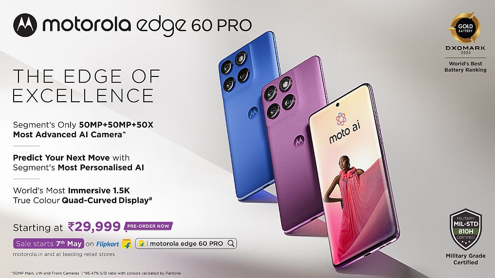 Motorola Edge 60 Pro Launched with 50MP AI Triple Camera and 1.5K Quad ...