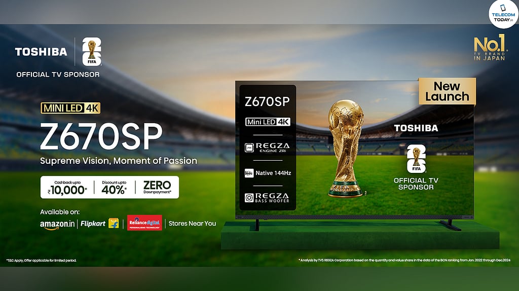 Toshiba Launches Z670SP MiniLED TV Series In India Featuring MiniLED ...