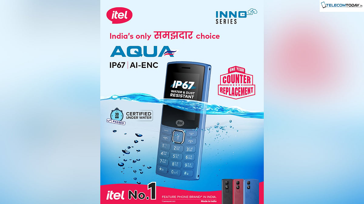 itel Launches Aqua, India’s First IP67-Rated Feature Phone at Rs 1,799