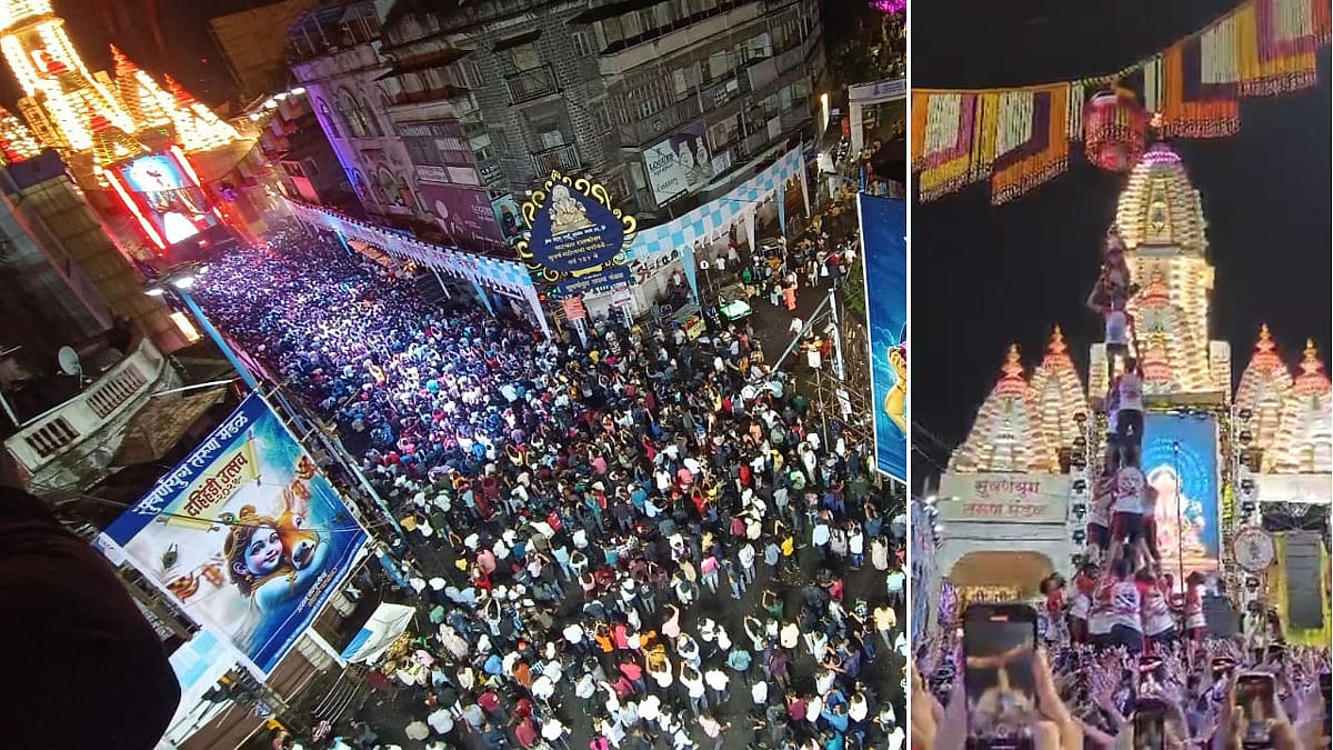 Spectacular Dahi Handi Celebrations Light Up Pune’s Night | The Bridge ...