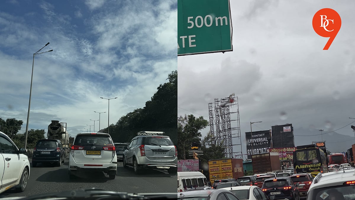 Pune Faces Massive Post-Diwali Traffic at Entry Points | Holiday Rush ...