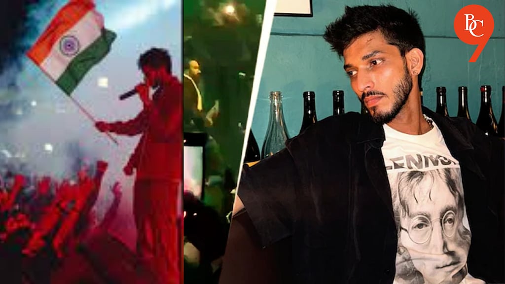 Talha Anjum's Bold Move: Pakistani Rapper Waves Indian Flag at Concert