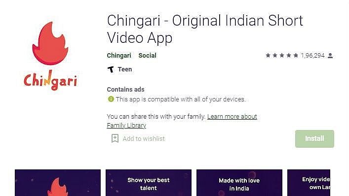 India's short video app Chingari crosses 38 million users