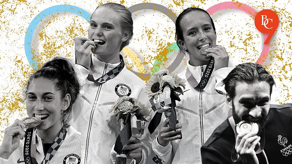 Why Olympians bite their medals?