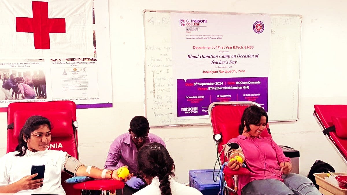 G H Raisoni College Celebrates Teacher’s Day with Blood Donation Camp ...
