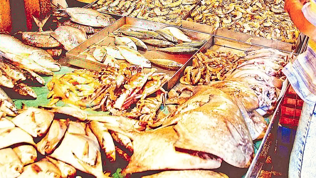 Pune: Surmai Prices Plunge, Prawns and Pomfret Rise in Fish Market ...