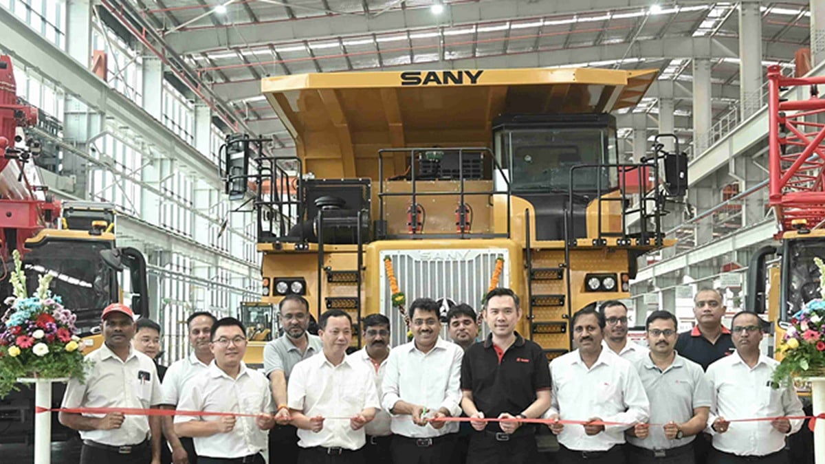 Pune: SANY India Launches First Locally Manufactured Hybrid 100-Ton Mining Dump Truck ...