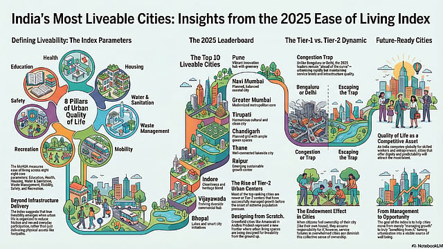 Pune Tops Ease of Living Index 2025 | Economic Survey 2025–26 Sparks Debate