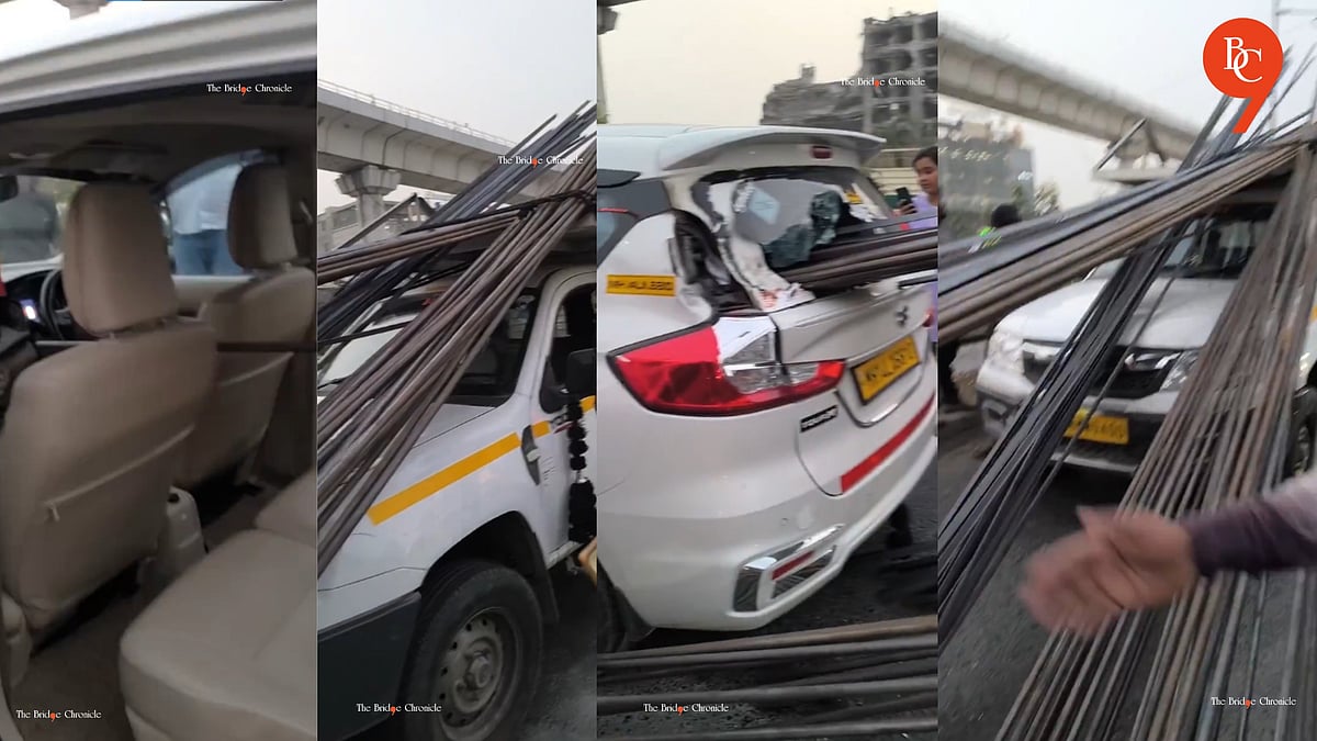 Iron Rods Pierce Car in Pune: Shocking Highway Accident Highlights ...