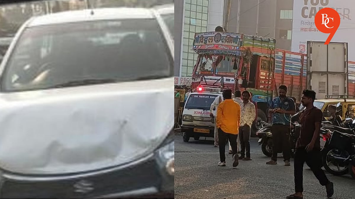 Pune Navale Bridge Accident: Speeding Truck Rams Six Vehicles in Narhe ...