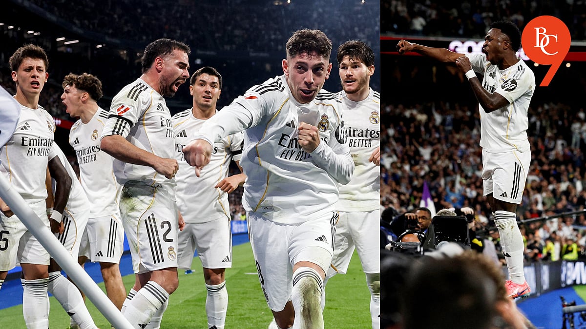 Real Madrid 3-2 Atletico: Vinícius Jr Brace Keeps Title Race Alive ...