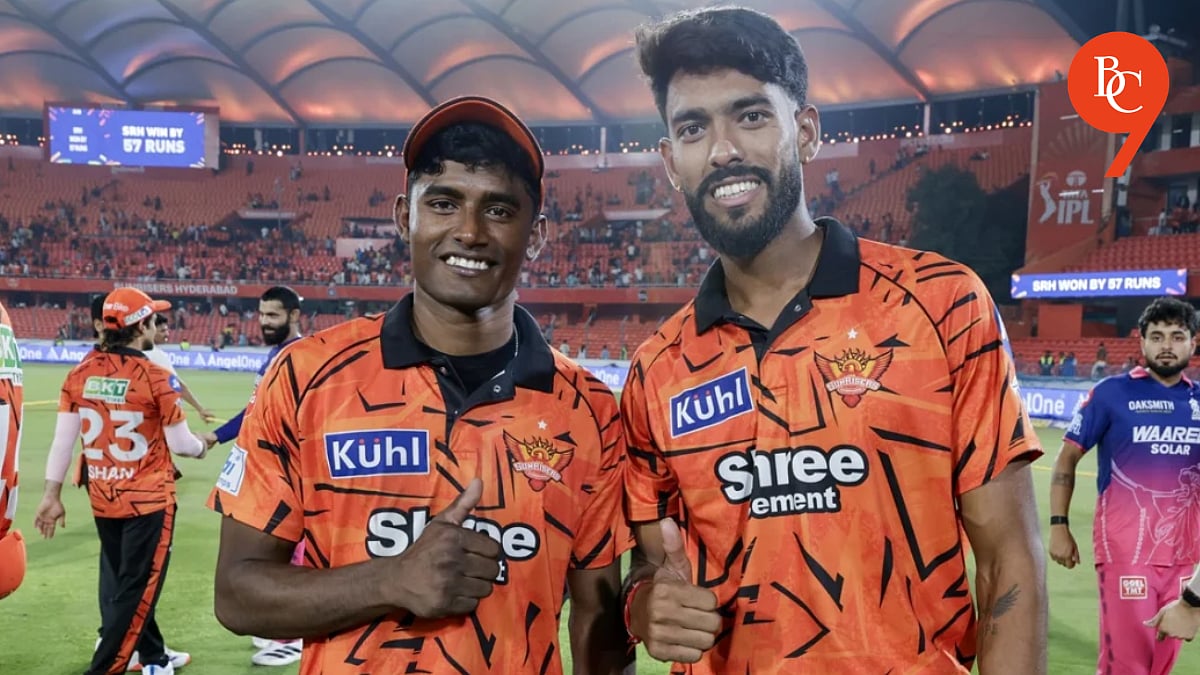 SRH Debutants Stun Royals: Hinge & Sakib's 8-Wicket Masterclass