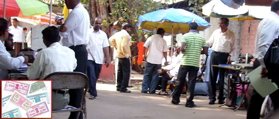 Stamp Paper vendors demand permission to reopen