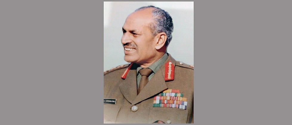 Army pays rich tribute to former Army Chief Gen KV Krishna Rao
