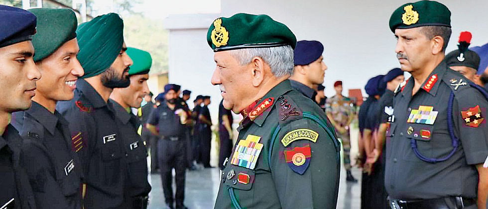 Army Chief General Bipin Rawat visits Southern Command in city