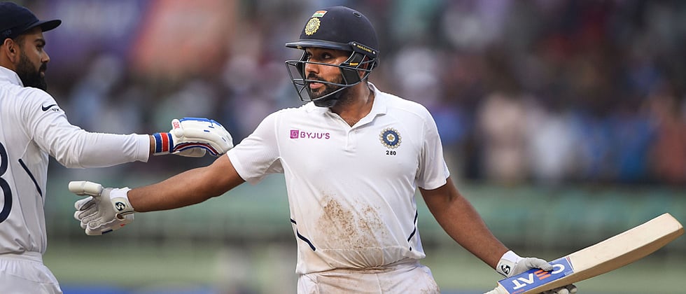 Rohit races to historic hundred as first Test heads for exciting finish