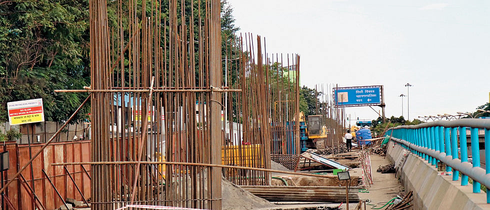 Pimpri Metro work on in full swing