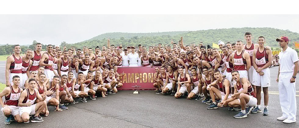 NDA cadets test physical endurance during Cross Country Championship