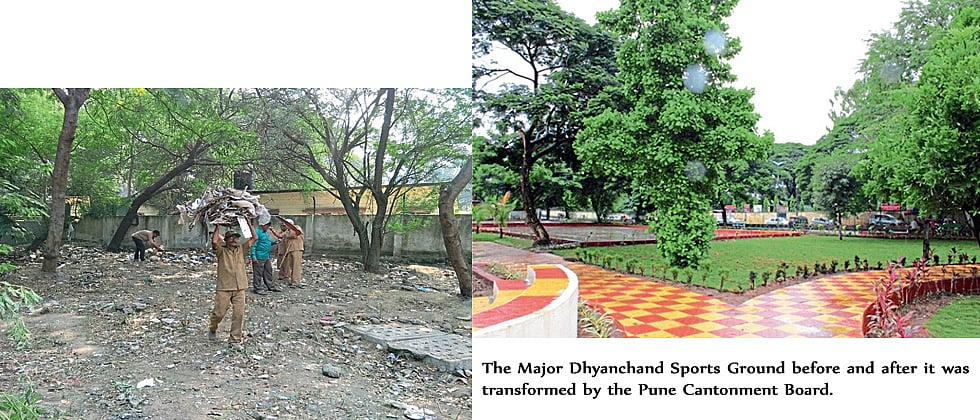 PCB transforms dumping ground into sports ground