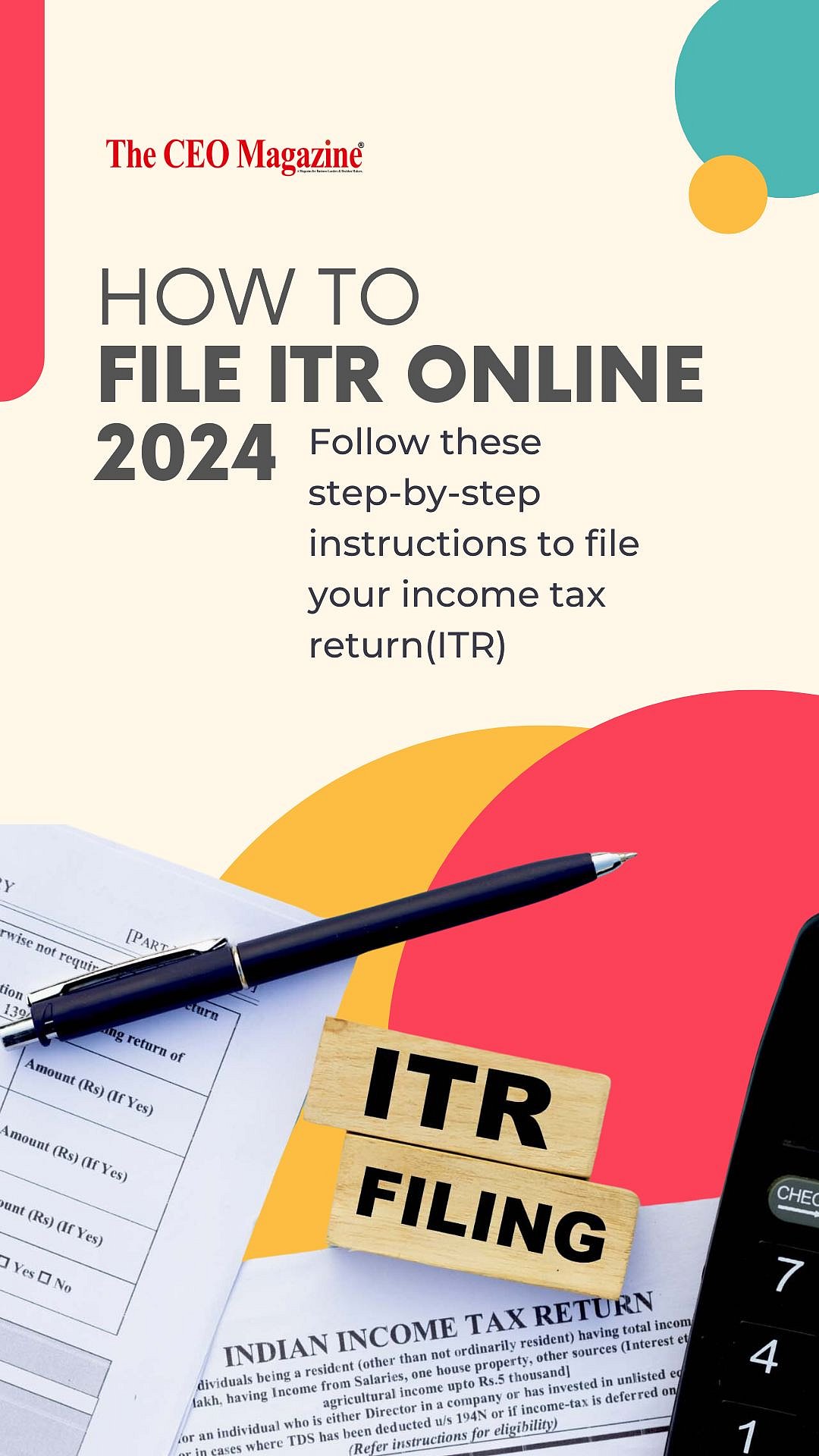 How to File ITR Online 2024