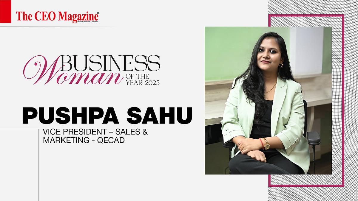 Pushpa Sahu: The Woman Leading QeCAD’s Global Journey with Strategy ...