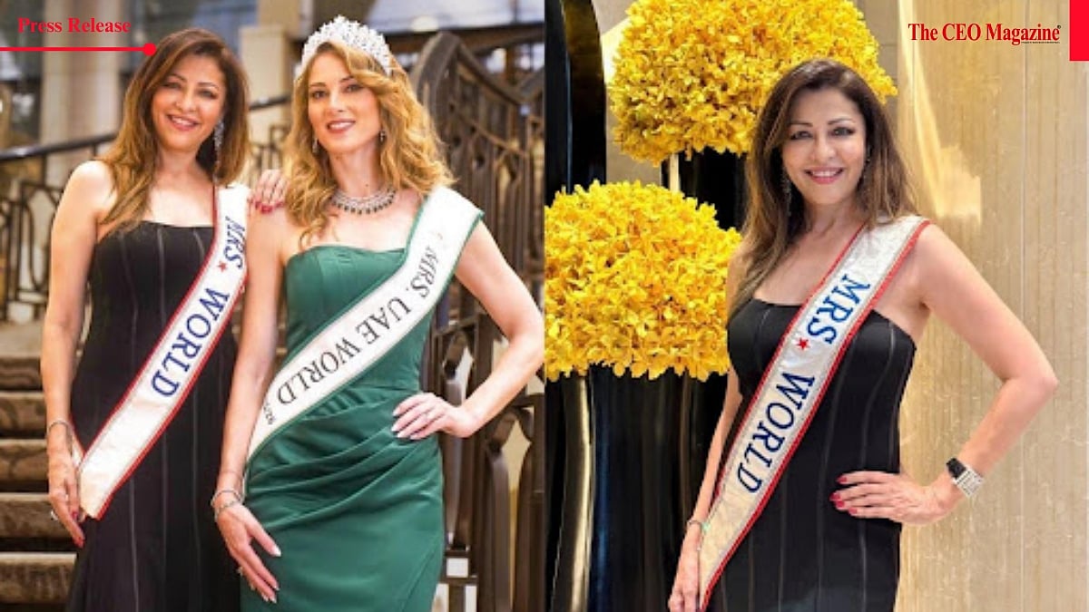 Dr Aditi Govitrikar Crowns Dr Taylor Elizabeth as Mrs UAE World