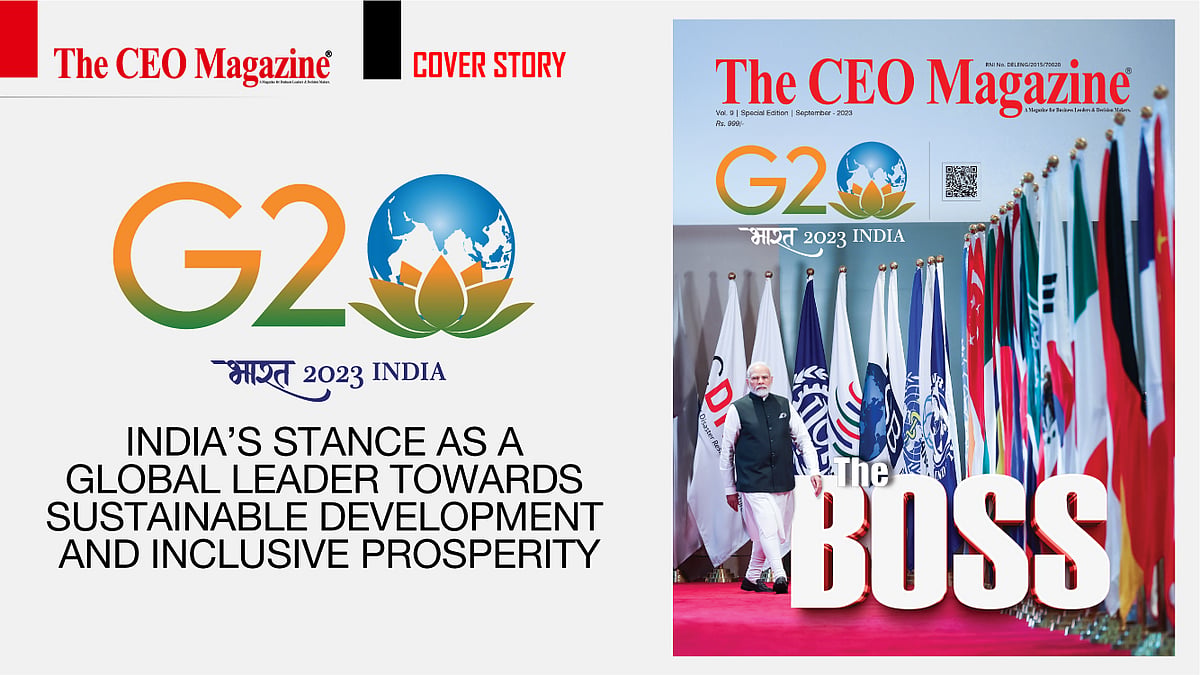 G20: India’s Stance as a Global Leader Towards Sustainable Development
