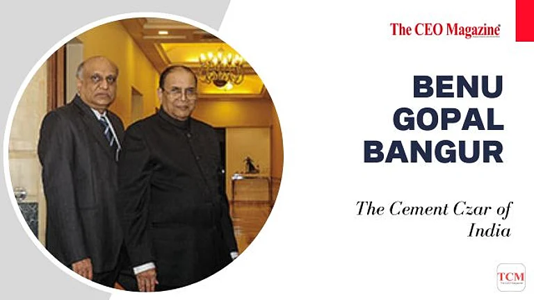 Benu Gopal Bangur The Cement Czar Of India