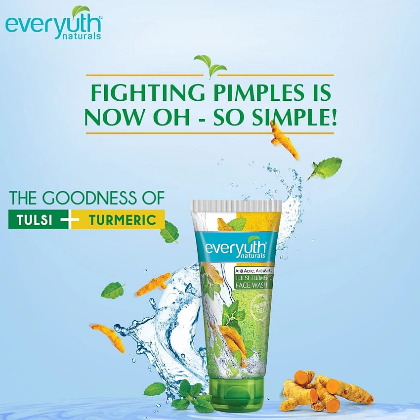 Everyuth Defines New Age Naturals with Tulsi Turmeric Face Wash