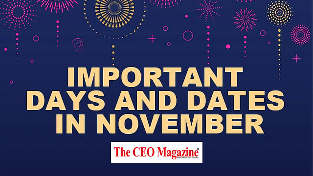 Important Days And Dates In November 2024