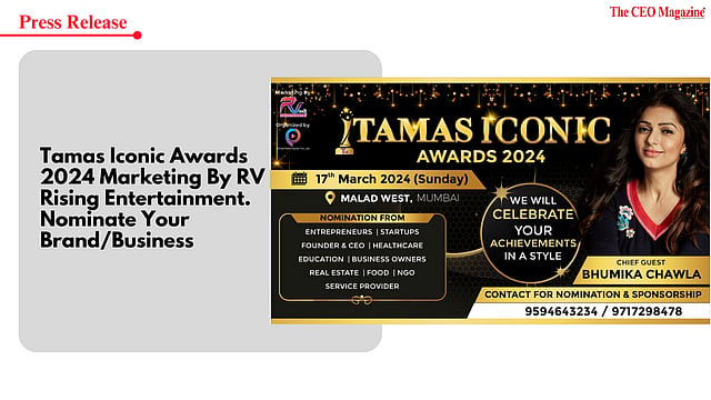 Tamas Iconic Awards 2024 Marketing By RV Rising Entertainment. Nominate ...