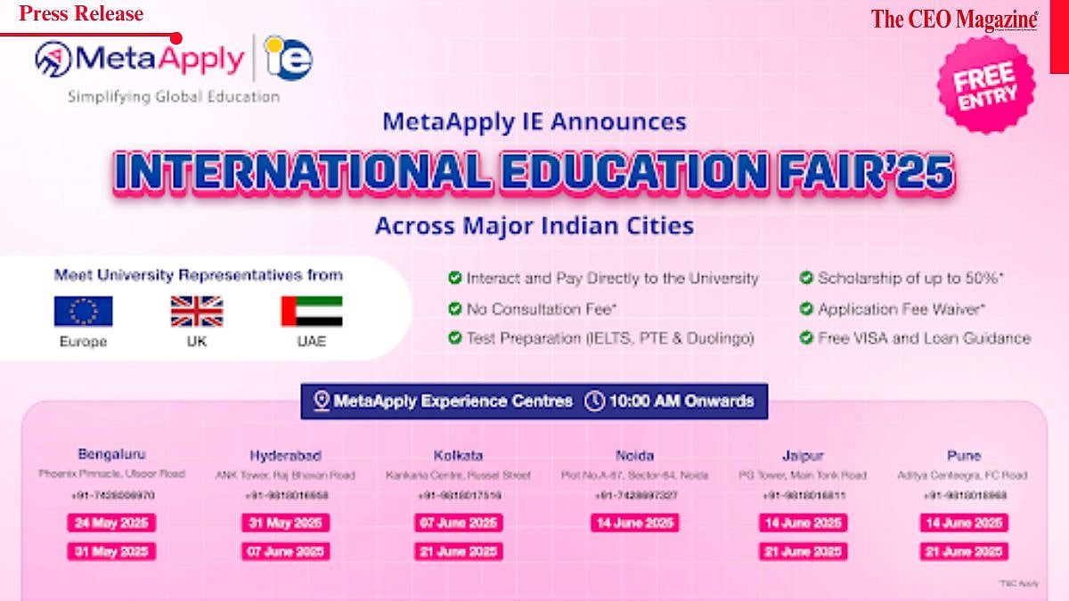MetaApply IE is set to host International Education Fair 2025 Across ...