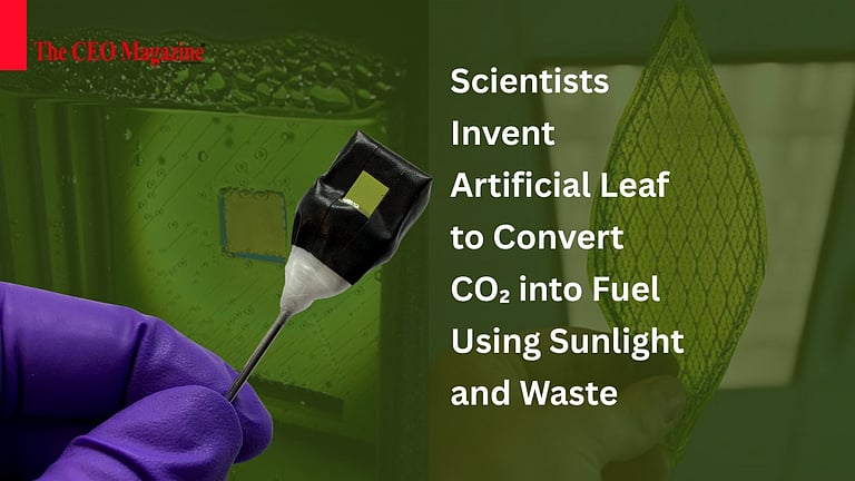 Artificial Leaf Converts CO₂ Into Clean Fuel