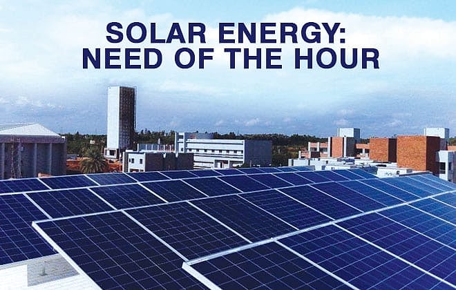 Solar energy: Need of the hour