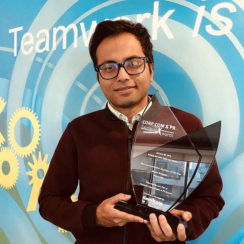 Dr Mahul Brahma Wins Best Communication Strategist Award