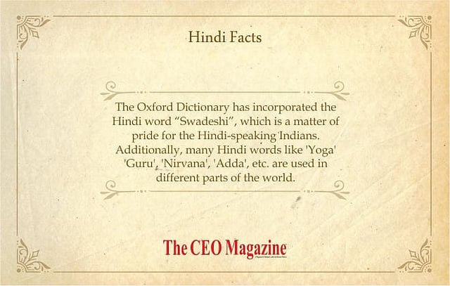10 Interesting Facts about the Hindi Language, You should Know
