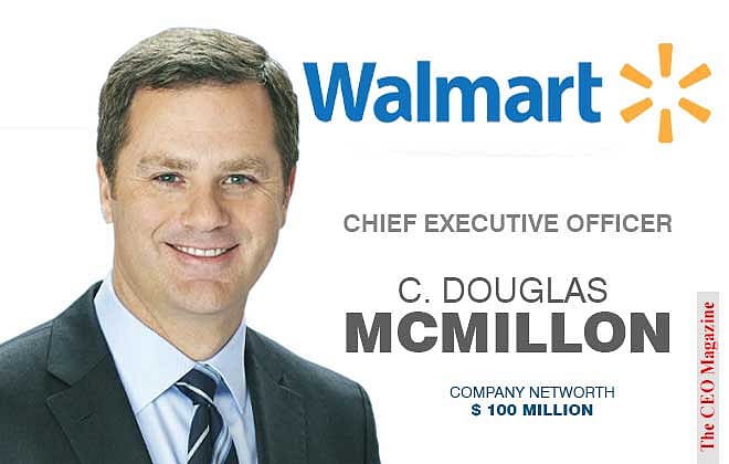 DOUGLAS MCMILLON, YOUNGEST CEO IN THE HISTORY OF WAL-MART